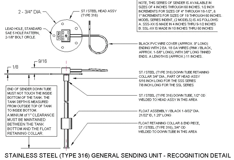 Kus Usa Sss Fuel Water Level Sensor Wiring Diagram Kus Usa S